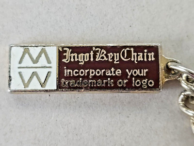 "Ingot Key Chain" Manhattan Windsor Gold Keychain Promotional ...