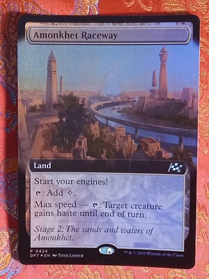 FOIL PROMO BORDELESS EXTENDED Amonkhet Raceway Aetherdrift Magic MTG | eBay