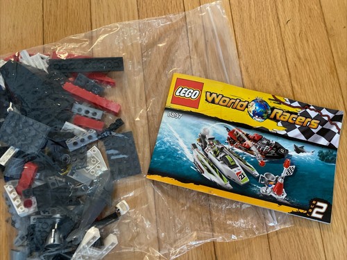 Lego World Racers Set 8897 Jagged Jaws Reef Boats 99% Complete ...