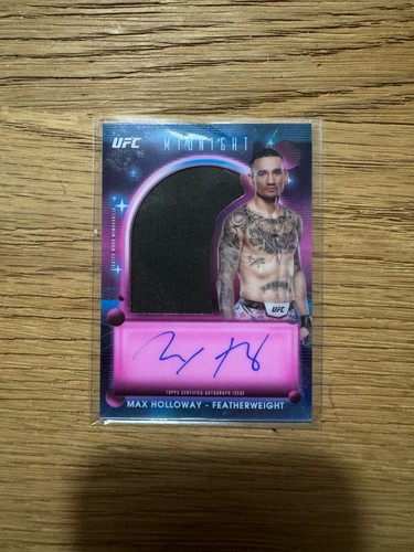 Max Holloway 2025 Topps Midnight UFC Relic Auto | eBay UK