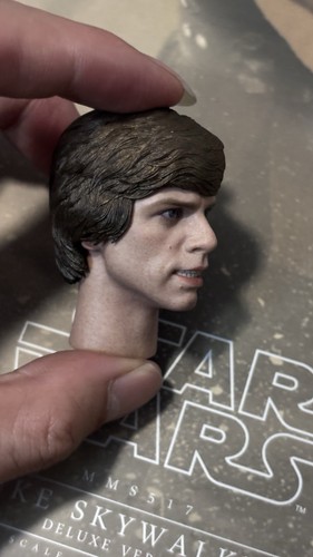 1/6 Luke Skywalker Head Sculpt Figure HT Hot Toys Return Of The Jedi ...