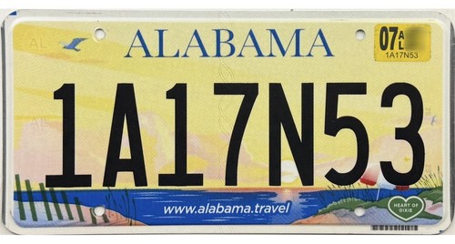*BARGAIN BIN* Alabama BEACH SCENE License Plate #1A17N53 | eBay