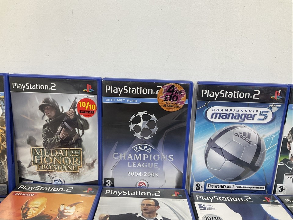Playstation 2 Games Bundle + 26 Games Manager 5 Fifa 2001 + More #2 ...