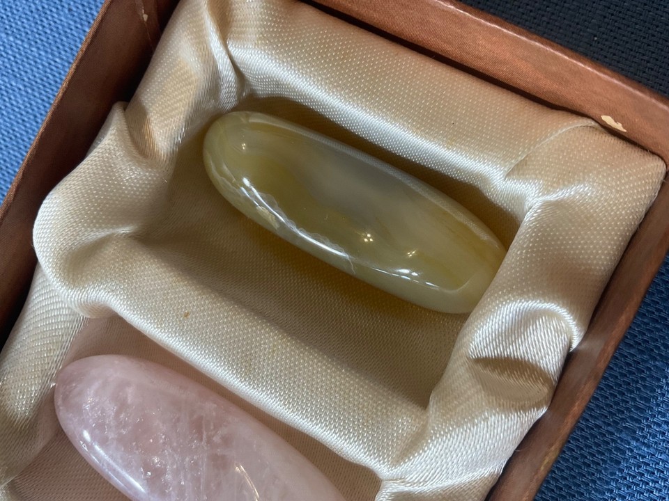 Brazil Chopstick Rest Polished Natural Stone Agate Rose Quartz ...