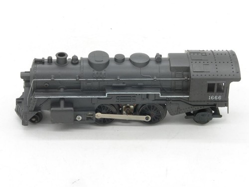 Marx O Gauge Gray Plastic 1666 Locomotive with Smoke Runs | eBay
