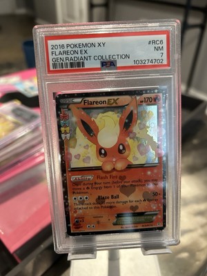 Pokemon Generation Radiant Flareon EX RC6/RC32 Ultra Rare Holo Foil PSA ...
