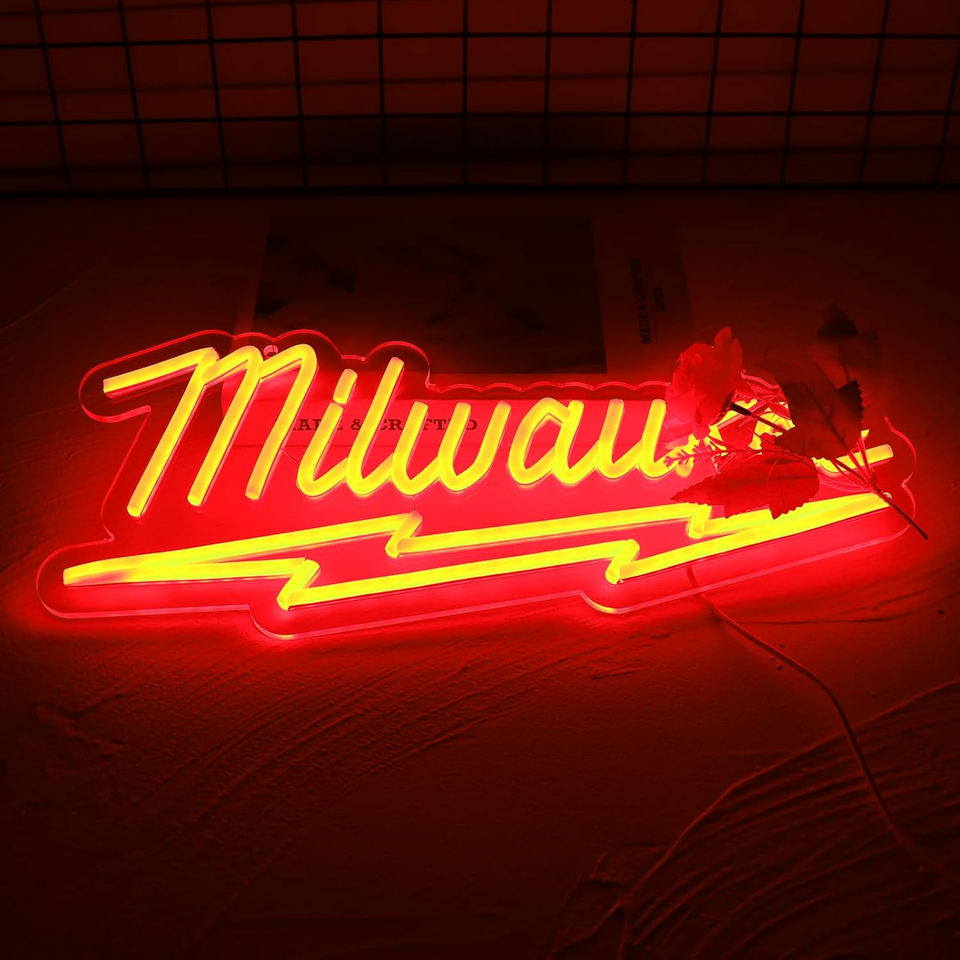 Milwaukee Parts Shop and Repair Service Station Neon Sign for Store ...