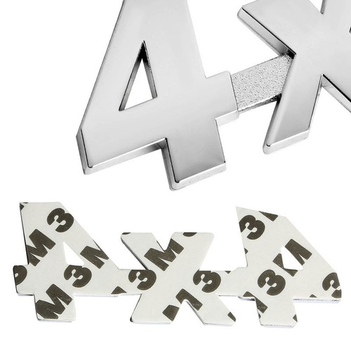 Polished 4X4 Letter Symbol Logo Sign Car Rear Trunk TRIM Badge Emblem ...