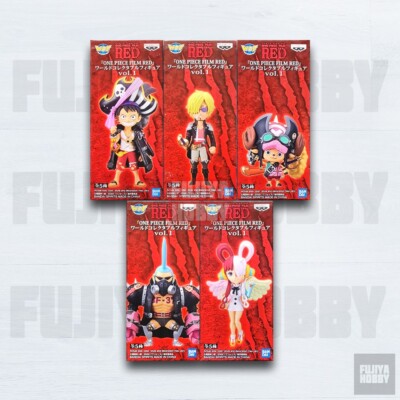 One Piece WCF World Collectable Figure Film Red Vol. 1 Full Set of 5 ...