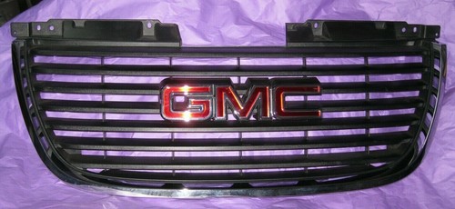 20945736 OEM 07-14 YUKON SLE SLT XL Front Grille Assembly & GMC Emblem ...