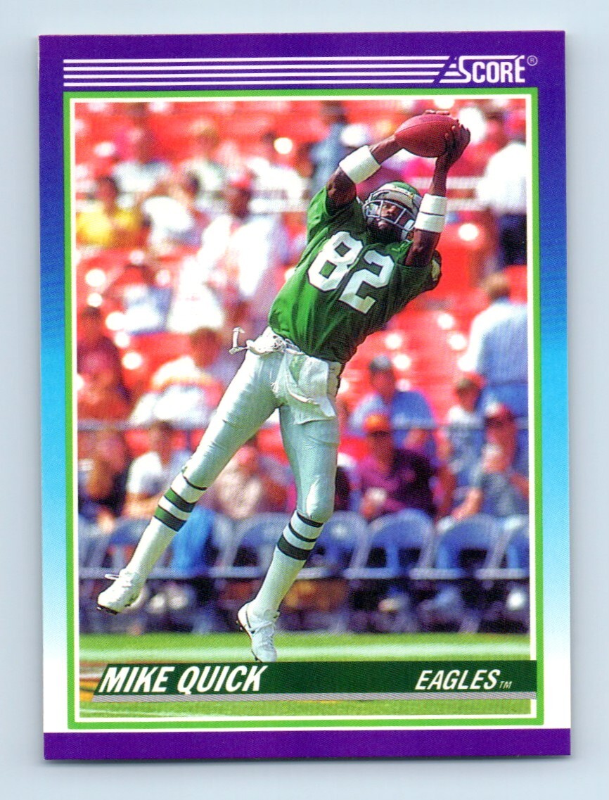 1990 Score Mike Quick Philadelphia Eagles #466 | eBay