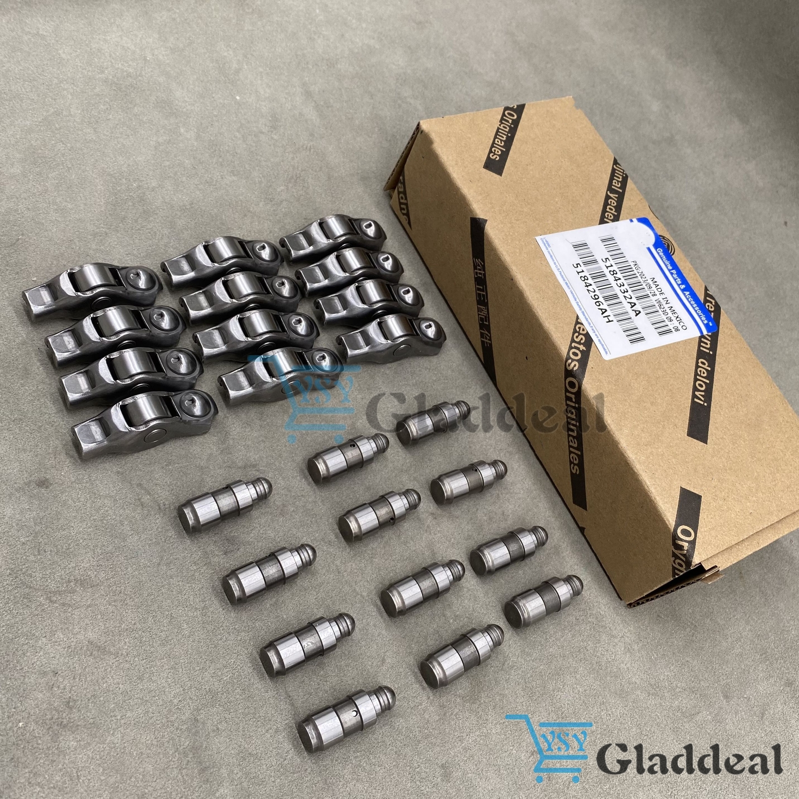 (24)OEM 12Pcs Arms 5184296AH&12Pcs Lifters 5184332AA for 11-19Chrysler ...