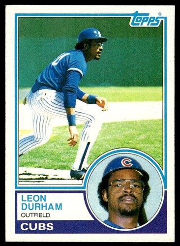1983 TOPPS LEON DURHAM CHICAGO CUBS #125 | eBay