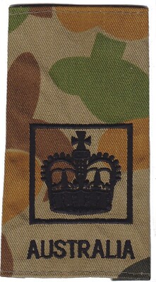 DPCU Army Australia WO2 Rank Slide X 1. Free Post ! | eBay Australia