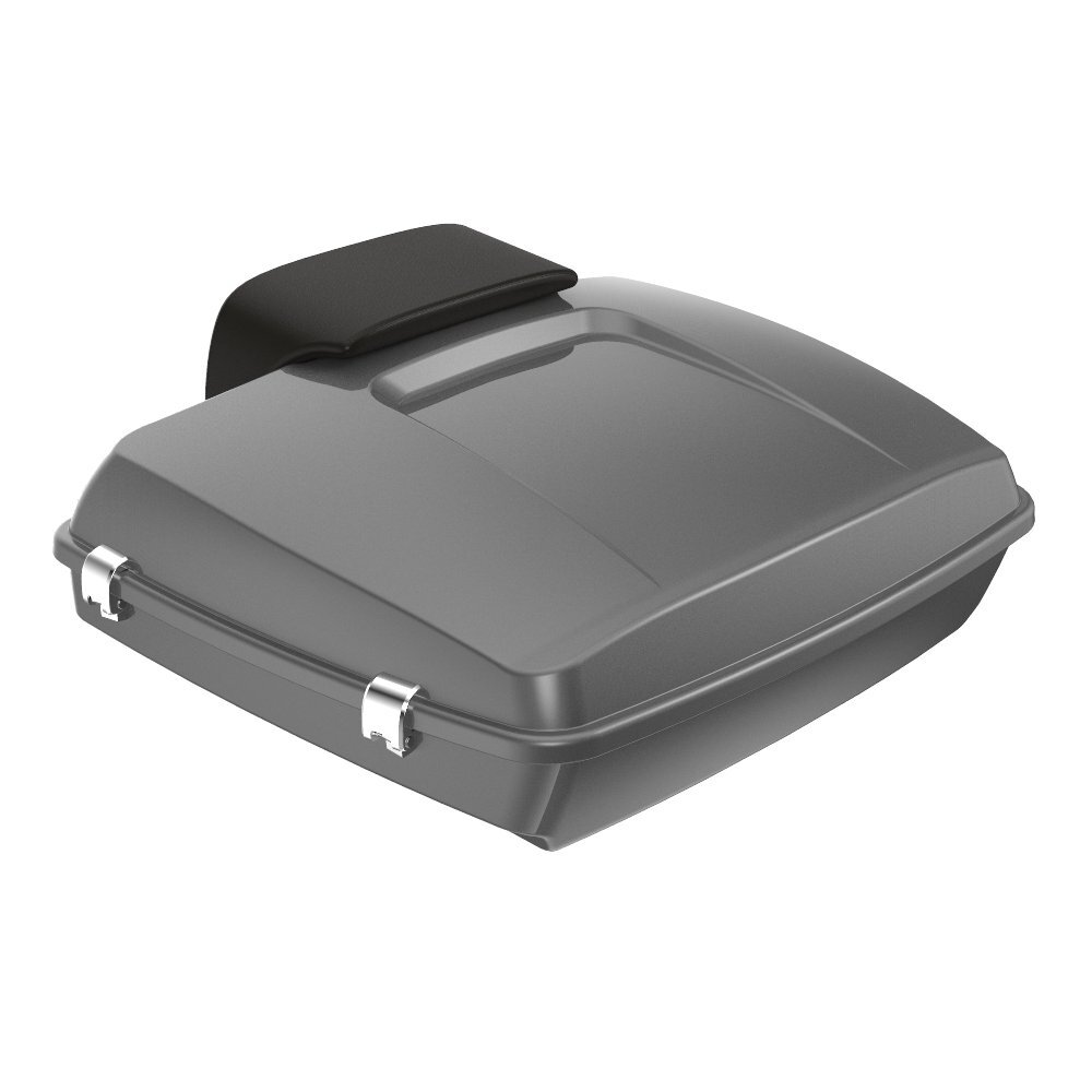 Advanblack Charcoal Pearl Razor Tour Pack Pak Luggage Fits 97+ Harley ...