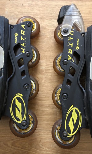 Ultra Wheels Inline Roller Skates Blades Men’s Size 11 ABEC 3 Biofit ...