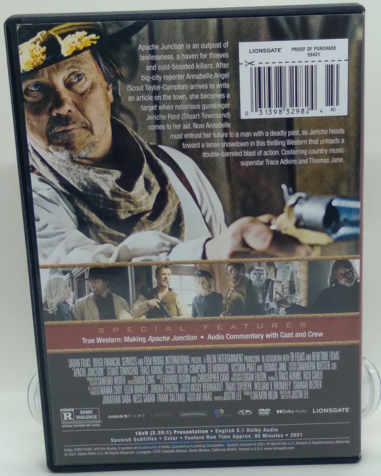 Apache Junction (DVD, 2021, Widescreen) Stuart Townsend Trace Adkins Thomas Jane 31398329824| eBay