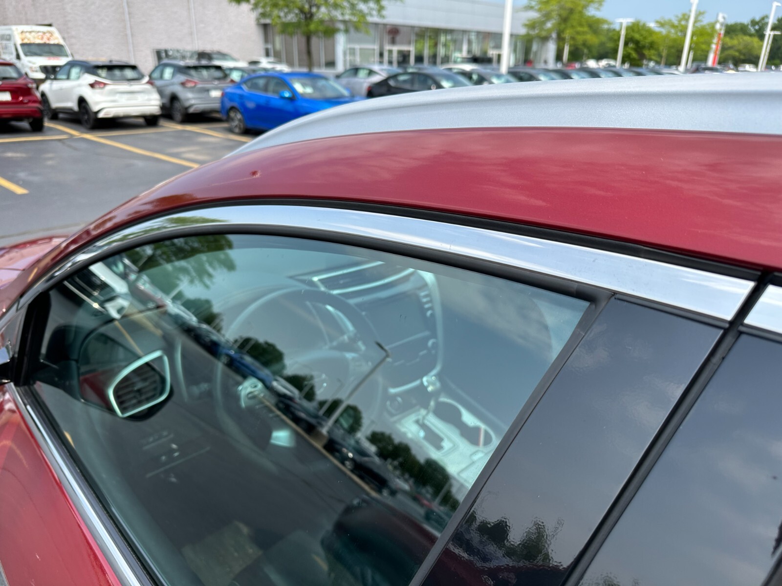 NEW OEM NISSAN ROGUE 2014-2020 LEFT FRONT DOOR UPPER CHROME SASH ...