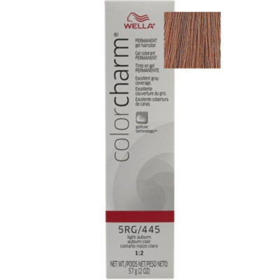 Wella Color Charm Gel Tube 2oz - 445/5RG Light Auburn -USA BUY/SHIP ...