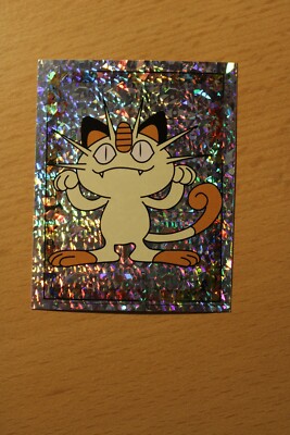 Merlin Pokémon Sticker – Mauzi – Nr. S11 – Serie 2 – 1999 – HOLO – RARE ...