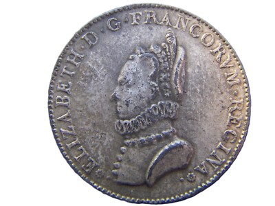 1572 FRANCE AUSTRIA KING CHARLES IX & QUEEN ELIZABETH RARE MEDAL by ...