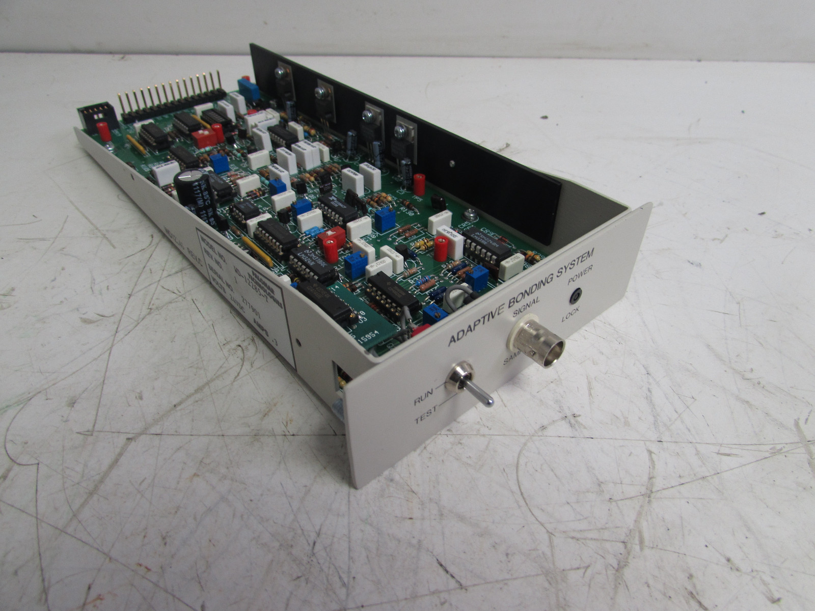 PALOMAR TECHNOLOGIES WD-12285-T REV 1 ADAPTIVE BONDING SYSTEM 24VDC 0 ...