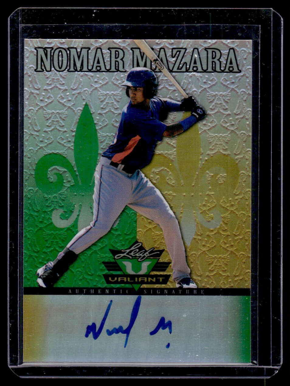 2012 Leaf Valiant Draft Nomar Mazara Auto #VA-NM1 | eBay