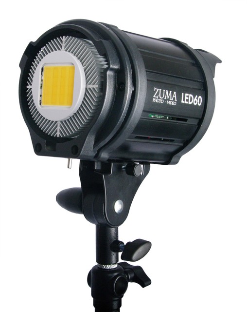 Zuma 60 Watts LED Light With Bowens Mount Reflector 10000 Lumens 95 CRI ...
