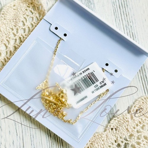 KENDRA SCOTT Brynne Gold Shell Pendant Necklace In Blush Mother-of ...