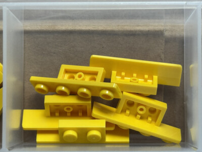 LEGO Parts - Yellow Bracket 1 x 2 - 1 x 4 - No 28802 - QTY 5 | eBay