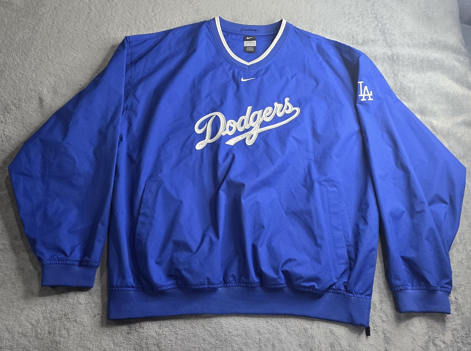 Nike LA Dodgers Center Swoosh LA Logo Windbreaker Jac… - Gem