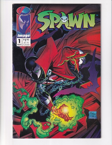 SPAWN 1 F/VF IMAGE COMICS BOOK MCFARLANE MALEBOLGIA TWITCH (1992) | eBay