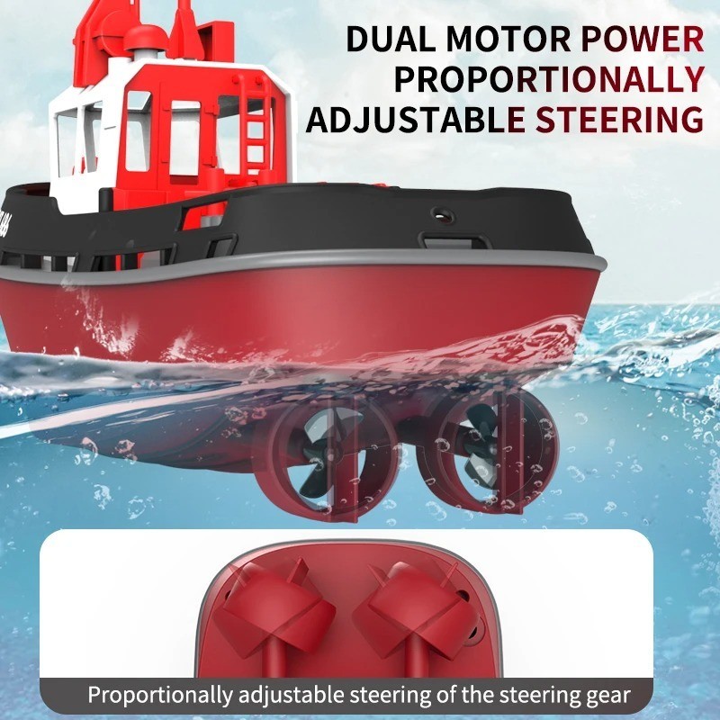 NEW 686 RC Boat 1/72 Powerful Dual Motor Wireless Radio Control ...