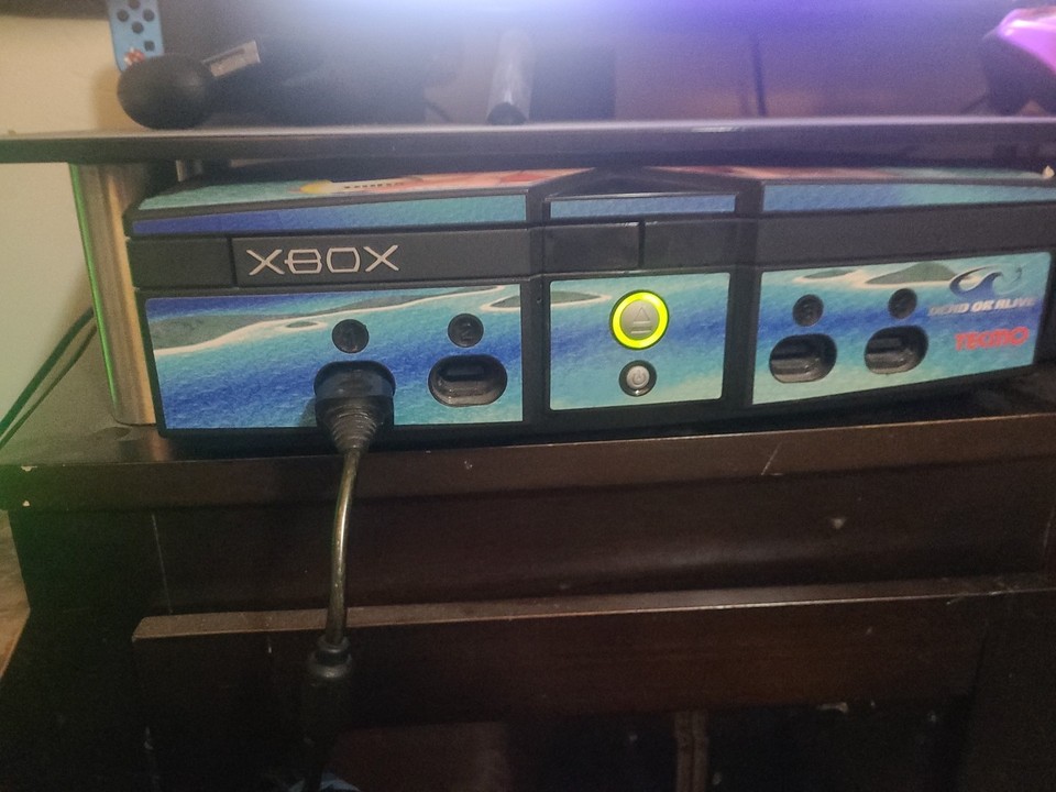 Dead Or Alive Microsoft Original Xbox Console Lot W/ Controllers Games ...