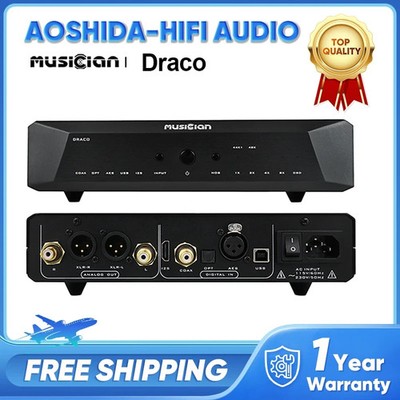 Musician Draco R2R DAC Decoder USB/I2S/AES/Opt/Coax Input Or SMSL ...