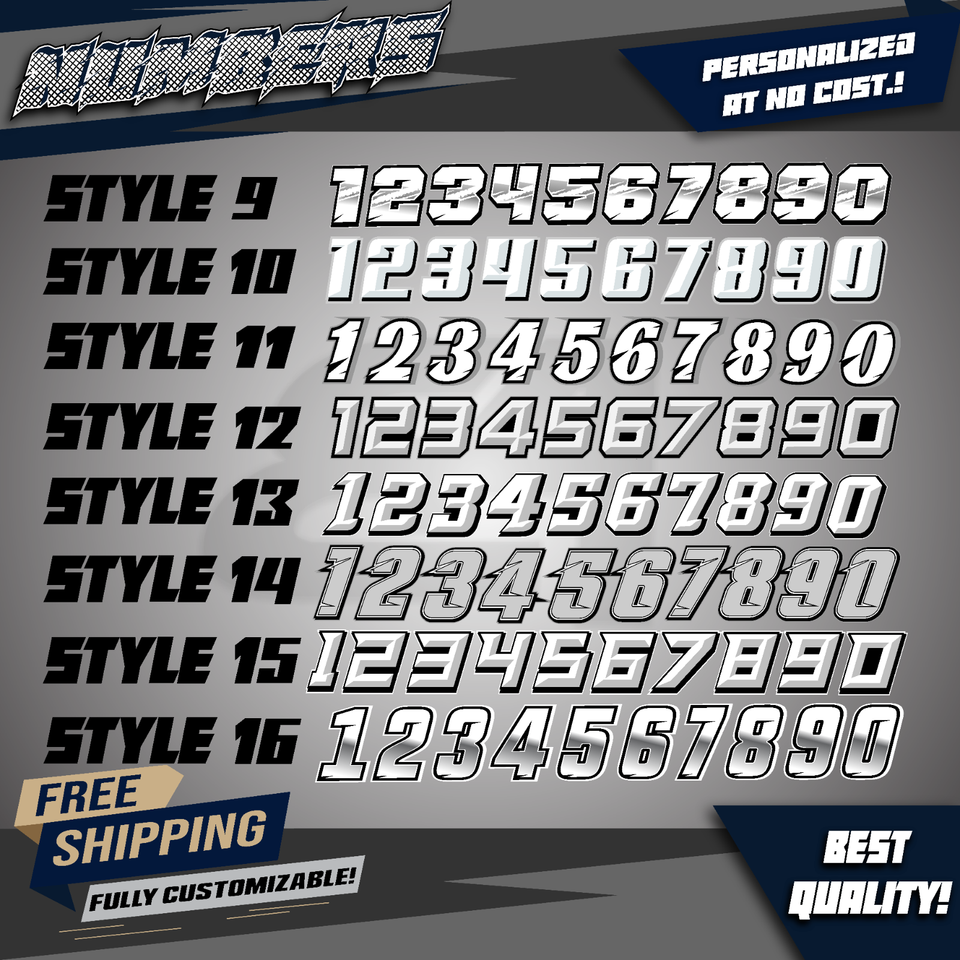 KAWASAKI KFX -450/450R 2008/2014 - GRAPHICS FULL KIT - DECAL SET - ATV ...