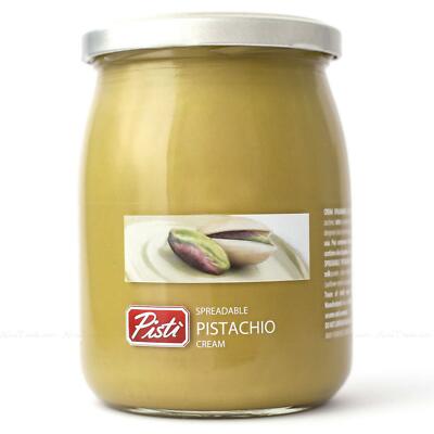 Pisti Sicilian Pistachio Cream Spread Bread Baking Spreadable Paste Jar 600g | eBay