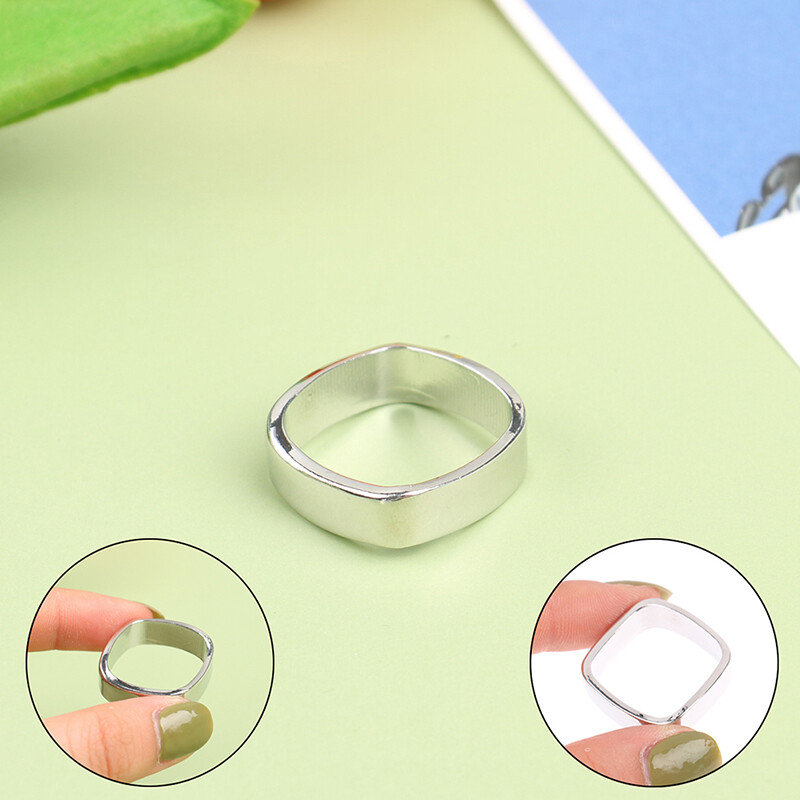 Silver Magic Tricks Circle Square ring Magician Accessories Gimmick Pr ...
