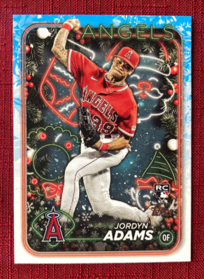 JOHN'S DEALS - US - 2024 JORDYN ADAMS ANGELS TOPPS HOLIDAY H31 BASEBALL ...