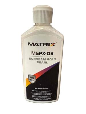 NEW Valspar Matrix MSPX-03 Sunbeam Gold Pearl 55g Powder MSPX-03.B01 | eBay