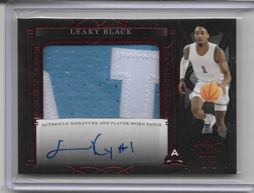 Leaky Black 2022-23 Leaf Trinity SP ARC Auto Patch #1/1 | Fabricating ...