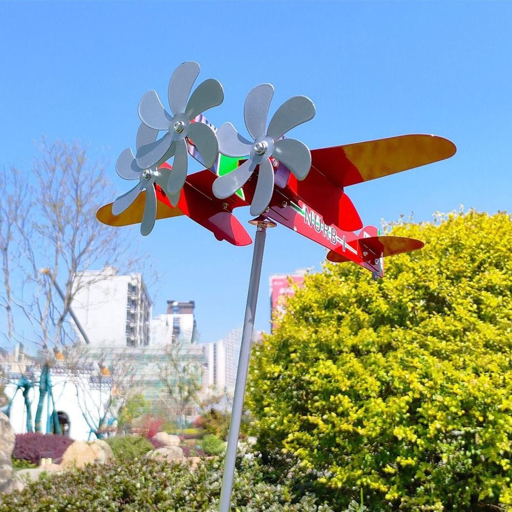 Compass Garden Decoration Aircraft Windmill Airplane Wind Spinners ...