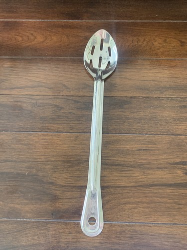 CRESTWARE SL15 Slotted Spoon,Stainless Steel,15 in. L | eBay