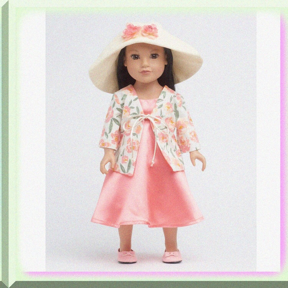 Doll Fashion Fiesta Kit: Dress, T-Shirt, Cardigan, Skirt, Vest & Hat ...