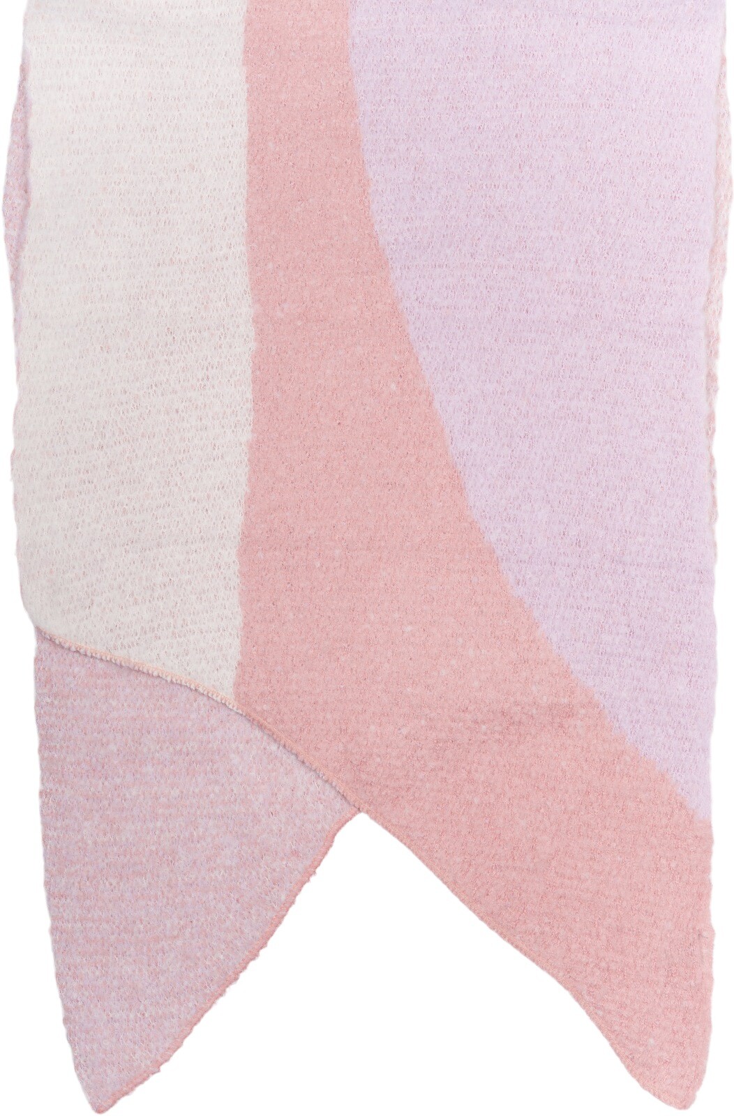 Damen weicher 3-Farbiger Web Schal in asymmetrischer Form, warme Winter ...