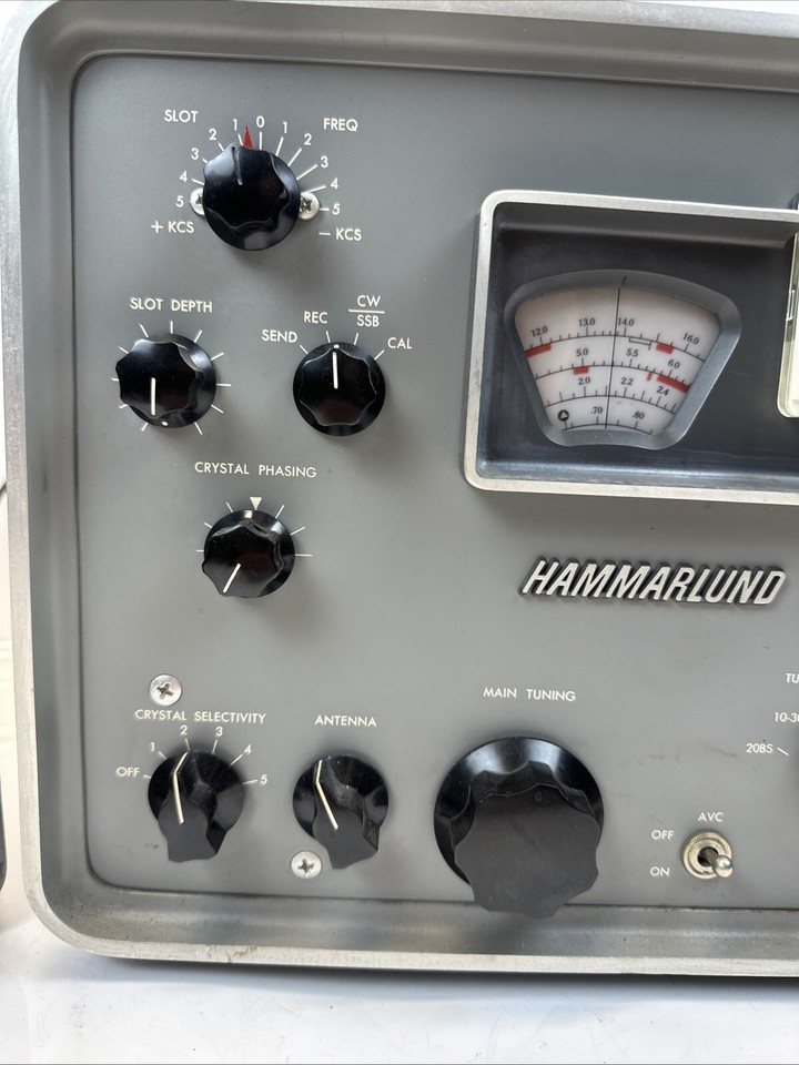 Hammarlund HQ 145 Ham Radio Tube Receiver Powers Up Clean To Restore ...