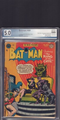 Batman #69 (feb / 1952) DC Comics Comic Book 5.0 Graded | eBay