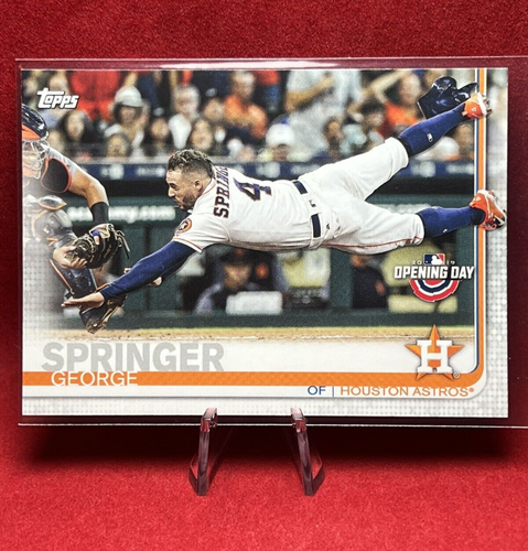 2019 Topps Opening Day **George Springer** Baseball Card #40 - Houston ...