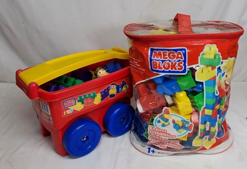 Mega Bloks Wagon Pieces List Building Blocks D'Best Toys