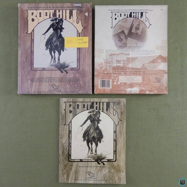 Boot Hill RPG (Second Edition) - Remington Cover - PLAY SET TSR 7005a ...